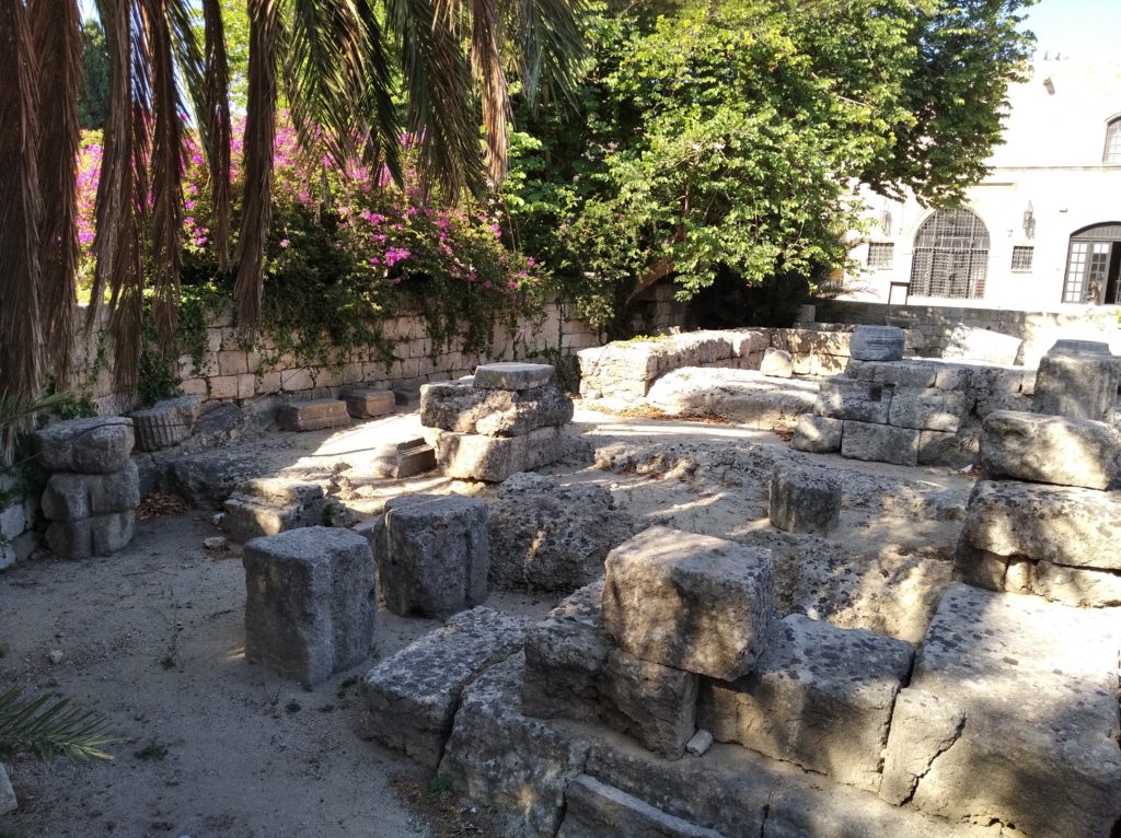 Ruiny świątyni Afrodyty - Wyspa Rodos